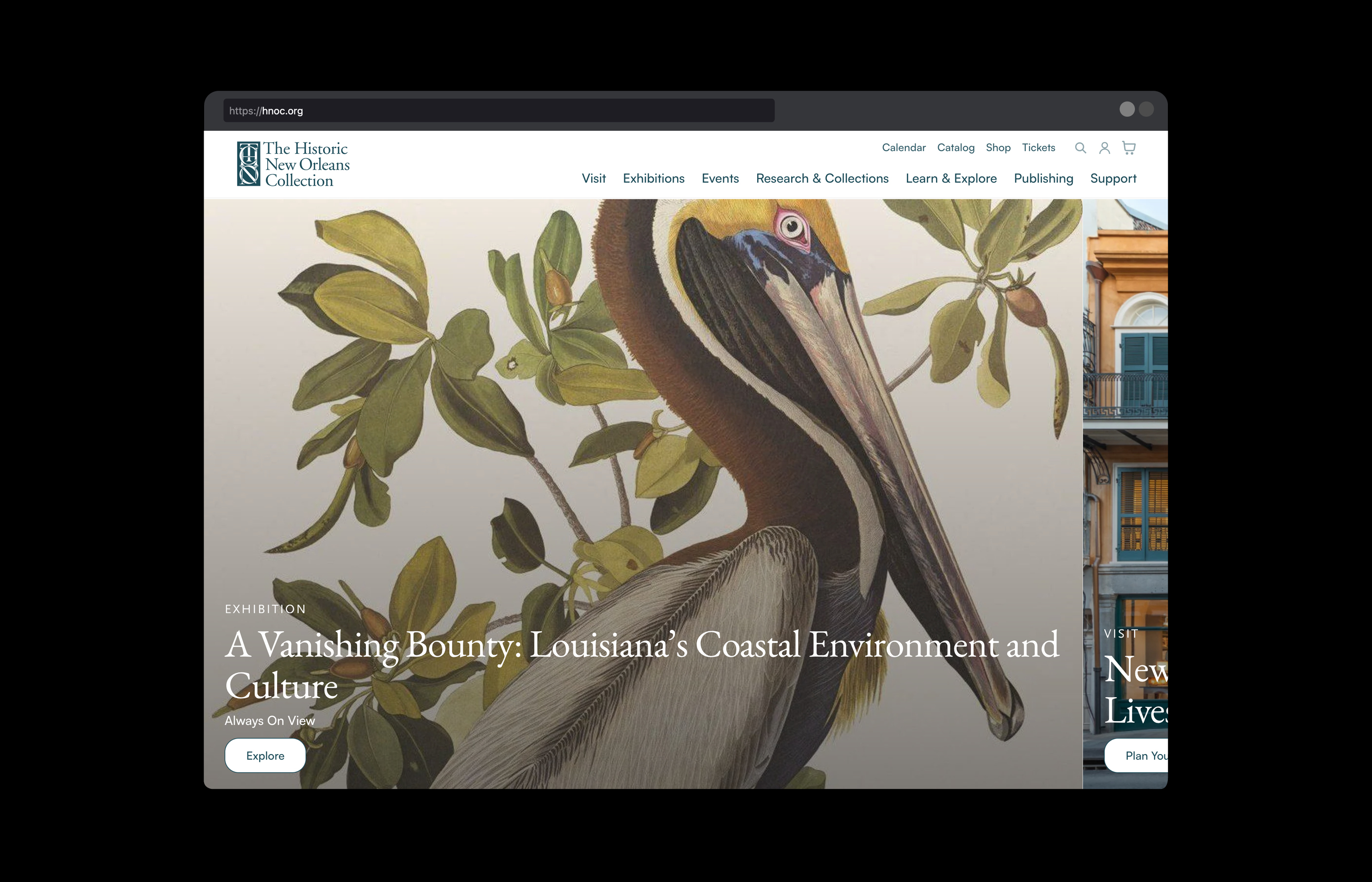 STUDIO LHOOQ - The Historic New Orleans Collection Website